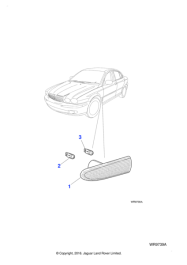 C2S25582 - Jaguar Direction indicator side lamp | Jaguar Land Rover ...