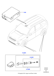 LR129770 - Land Rover Module - Tyre Pressure | Jaguar Land Rover ...