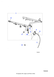 AJ87977 - Jaguar Fuel pressure sensor | Jaguar Land Rover Classic Parts
