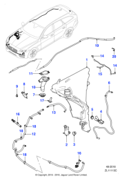 C2Z30987 - Jaguar Screenwash pump | Jaguar Land Rover Classic Parts