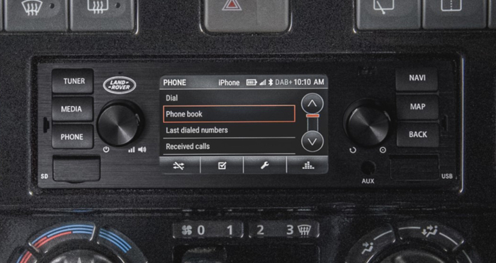 Land Rover Classic Infotainment System - Black - USA | Jaguar Land ...