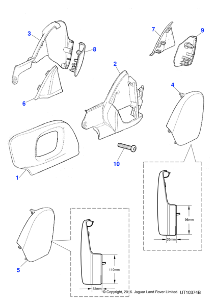XR836755ADX - Jaguar Mechanism cover | Jaguar Land Rover Classic Parts