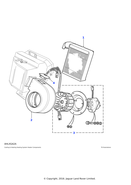 UTP1725 - Land Rover Matrix-heater | Jaguar Land Rover Classic Parts