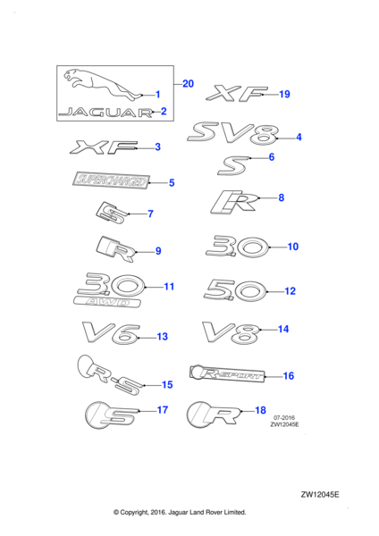 C2Z31149 - Jaguar Badge | Jaguar Land Rover Classic Parts