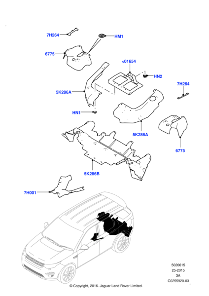 LR137501 - Land Rover Heat Shield | Jaguar Land Rover Classic Parts