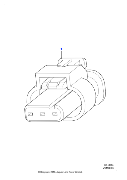 T2H14641 - Jaguar Connector | Jaguar Land Rover Classic Parts