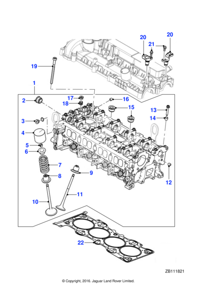 JDE36120 - Jaguar Camshaft position sensor | Jaguar Land Rover Classic ...