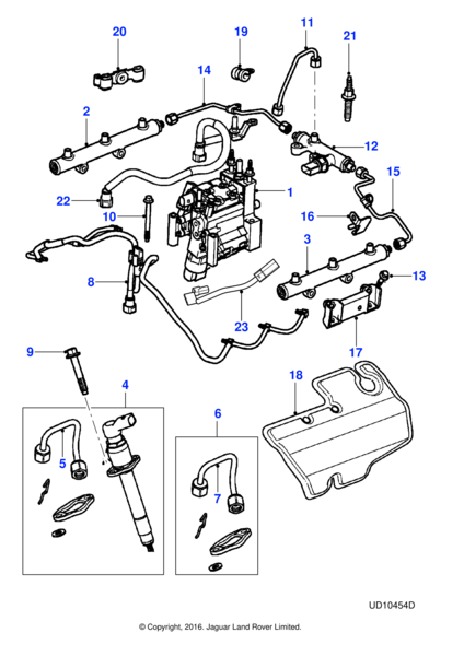 XR849211 - Jaguar Injector-re-fit kit | Jaguar Land Rover Classic Parts