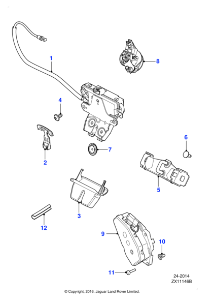 C2Z11315 - Jaguar Latch | Jaguar Land Rover Classic Parts