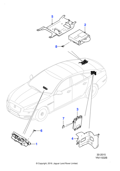 C2D56665 - Jaguar Touch screen display | Jaguar Land Rover Classic Parts