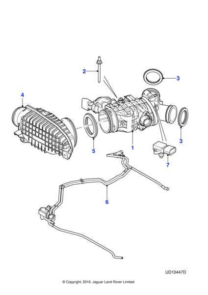 JD61643 - Jaguar Throttle body gasket | Jaguar Land Rover Classic Parts