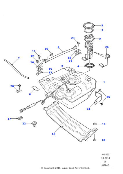 WFX000280 - Land Rover Pump-fuel tank | Jaguar Land Rover Classic Parts