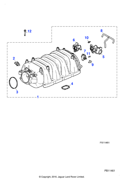 AJ811717 - Jaguar Pressure sensor | Jaguar Land Rover Classic Parts