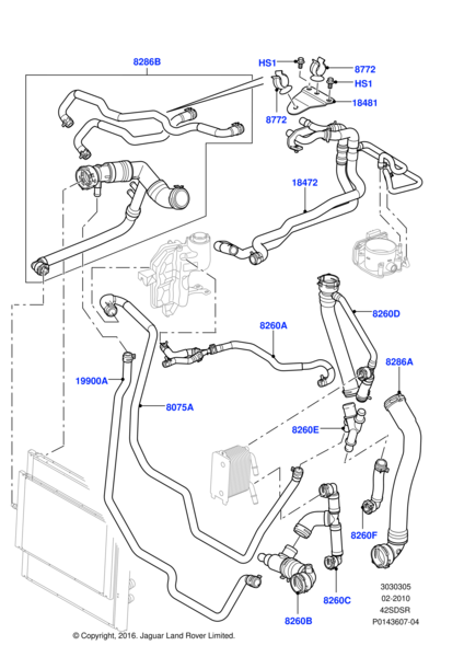 PCH501730 - Land Rover Hose | Jaguar Land Rover Classic Parts