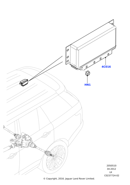 LR086488 - Land Rover Module-Control | Jaguar Land Rover Classic Parts