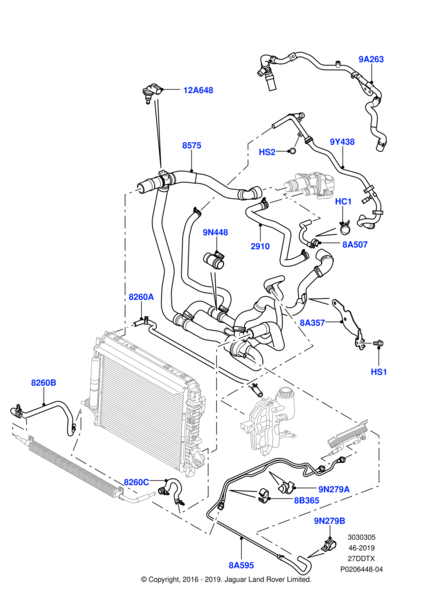PIH500130 - Land Rover Hose | Jaguar Land Rover Classic Parts