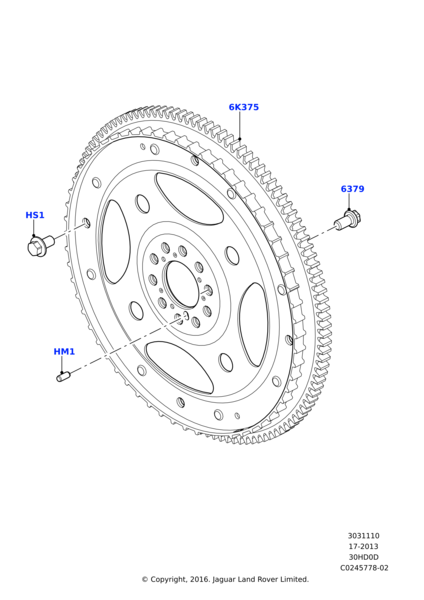 LR010697 - Land Rover Bolt | Jaguar Land Rover Classic Parts