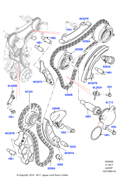 LR123811 - Land Rover Tensioner - Timing Chain | Jaguar Land Rover ...