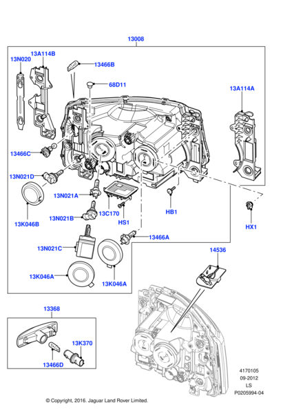 LR014114 - Land Rover Ballast | Jaguar Land Rover Classic Parts