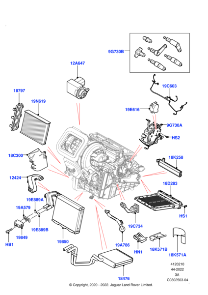 LR134567 - Land Rover Valve - Air Conditioner Control | Jaguar Land ...