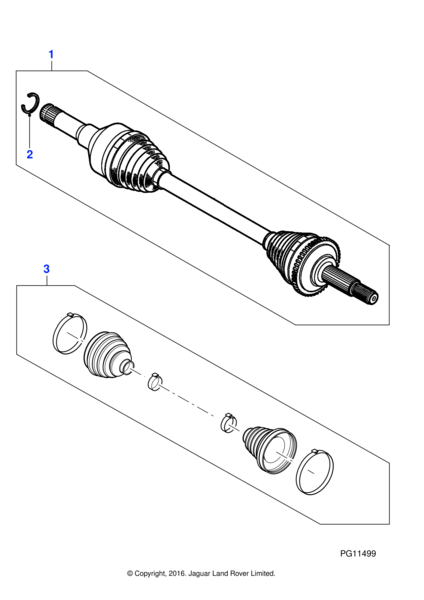 C2D42131 - Jaguar Halfshaft | Jaguar Land Rover Classic Parts