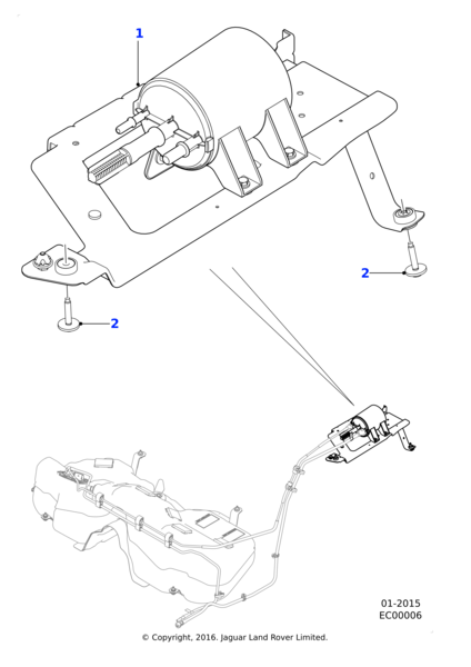 T4N1342 - Jaguar Carbon canister | Jaguar Land Rover Classic Parts