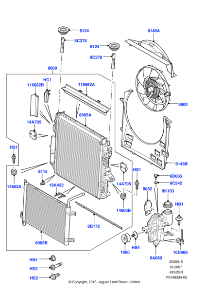 LR025955 - Land Rover Fan | Jaguar Land Rover Classic Parts