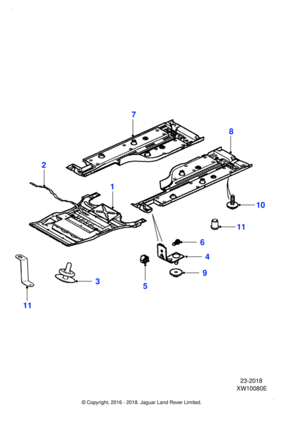 C2C37000 - Jaguar Undertray | Jaguar Land Rover Classic Parts