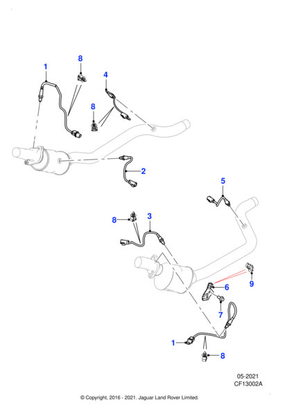 T2H48049 - Jaguar Heated oxygen sensor | Jaguar Land Rover Classic Parts