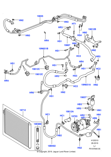 LR010723 - Land Rover Kit - Compressor | Jaguar Land Rover Classic Parts