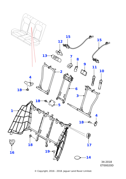 T2H40361 - Jaguar Catch | Jaguar Land Rover Classic Parts