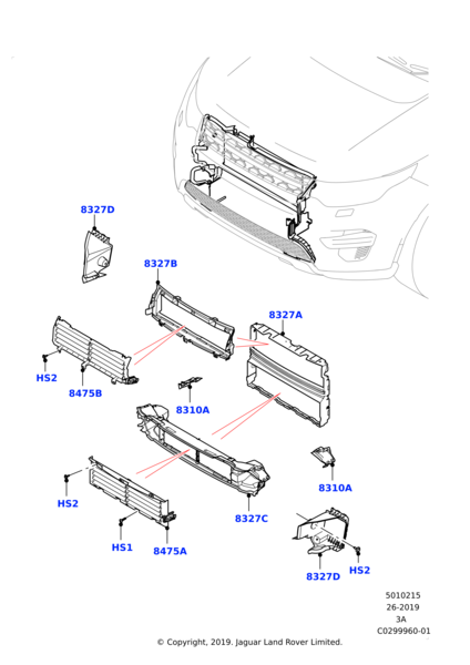LR127805 - Land Rover Deflector - Air | Jaguar Land Rover Classic Parts