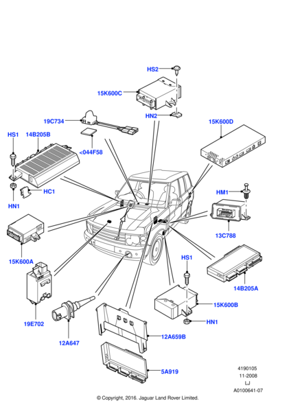YWB000050 - Land Rover Module | Jaguar Land Rover Classic Parts
