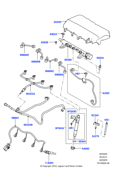 LR051528 - Land Rover Tube | Jaguar Land Rover Classic Parts