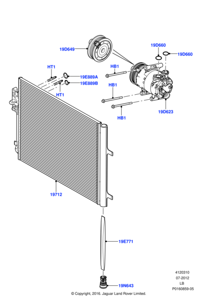 LR056301 - Land Rover Kit - Compressor | Jaguar Land Rover Classic Parts