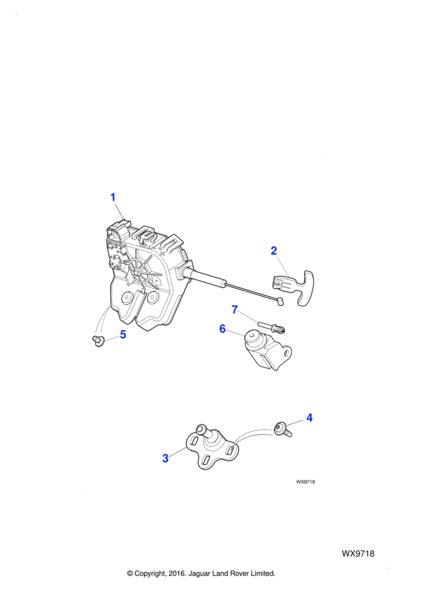 C2S21273 - Jaguar Trunk lid latch | Jaguar Land Rover Classic Parts