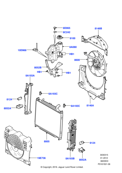 PCC500300 - Land Rover Radiator | Jaguar Land Rover Classic Parts