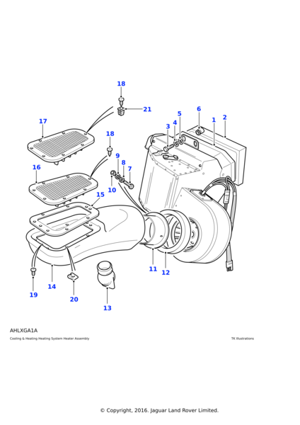 AWR2215 - Land Rover Grille-cold air intake adaptor induction system ...