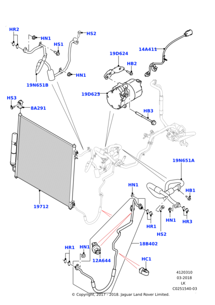 LR056883 - Land Rover Kit - Compressor | Jaguar Land Rover Classic Parts