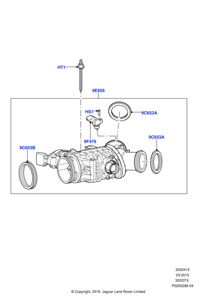 LR013102 - Land Rover Throttle Body And Motor | Jaguar Land Rover ...