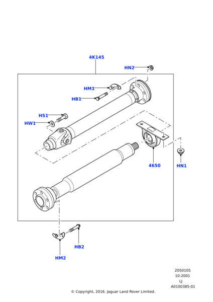 TVB500400 - Land Rover Shaft - Drive | Jaguar Land Rover Classic Parts