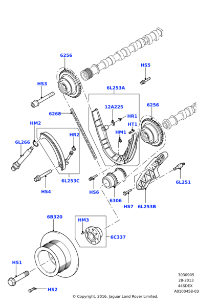 LHP000050 - Land Rover Tensioner - Timing Chain | Jaguar Land Rover ...