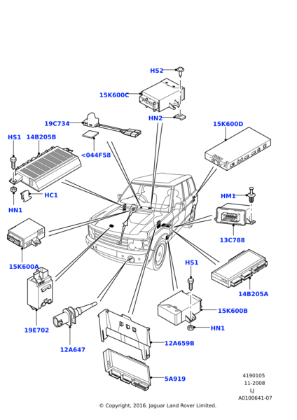 RQT500181 - Land Rover Control | Jaguar Land Rover Classic Parts