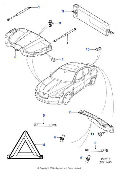 C2Z3515 - Jaguar Buffer | Jaguar Land Rover Classic Parts