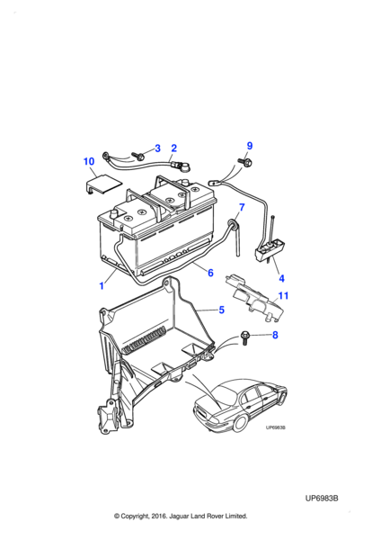 XR855560 - Jaguar Connector | Jaguar Land Rover Classic Parts