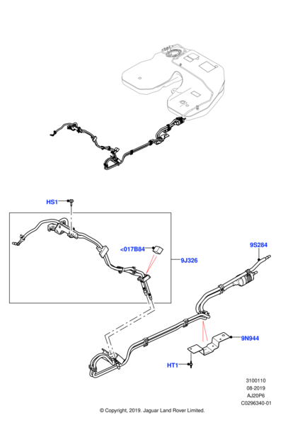 LR140080 - Land Rover Tube - Fuel | Jaguar Land Rover Classic Parts