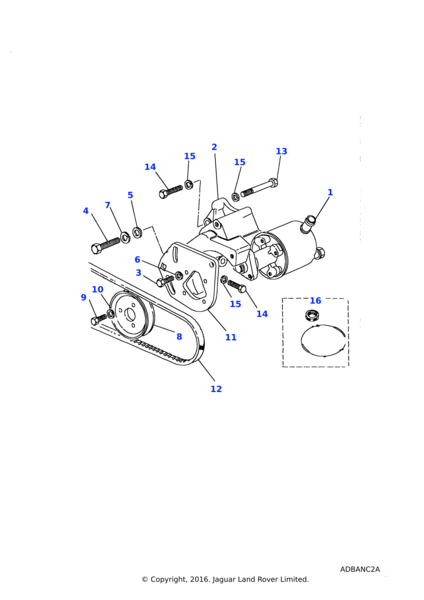 ETC9077 - Land Rover Pump assembly power assisted steering | Jaguar ...