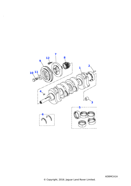 ERR751 - Land Rover Pulley & torsional vibration damper-crankshaft ...