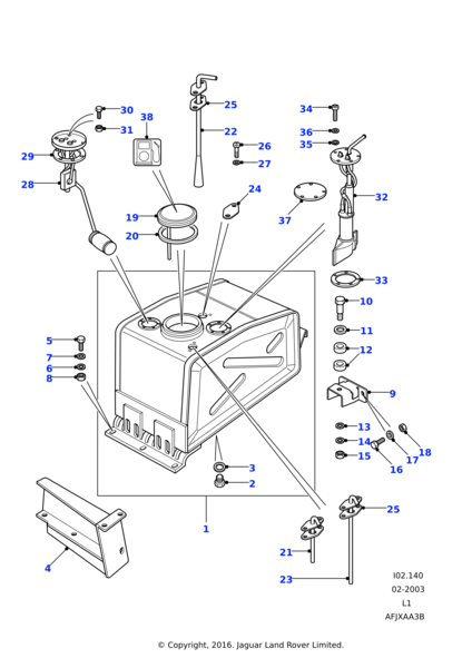 PRC7019 - Land Rover Pump-fuel tank | Jaguar Land Rover Classic Parts