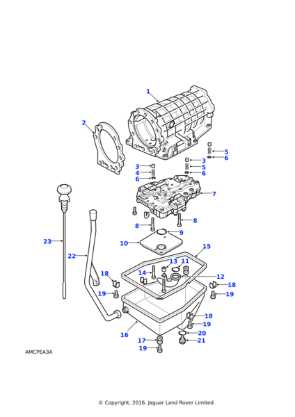 FTC1356 - Land Rover Pipe-dipstick automatic transmission | Jaguar Land ...